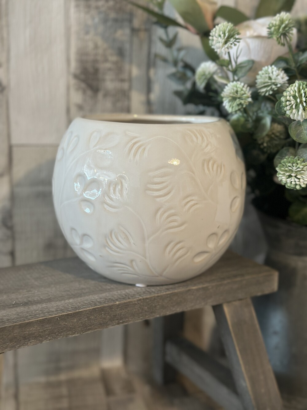 Ava Leaf Ceramic Planter | Shop | So Sophie