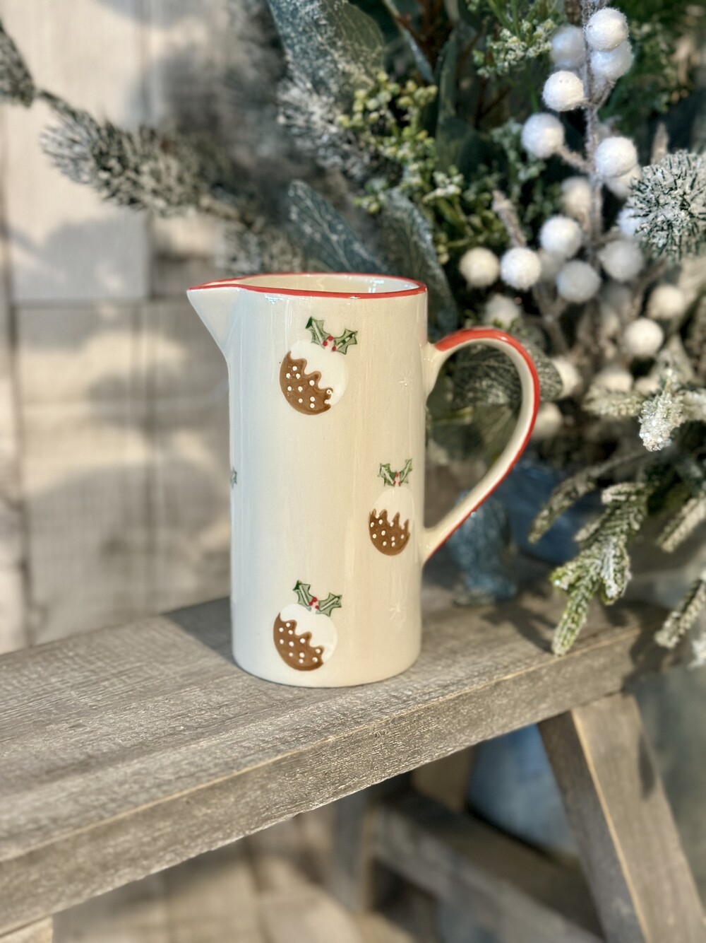 Small Stoneware Christmas Pudding Jug | Shop | So Sophie