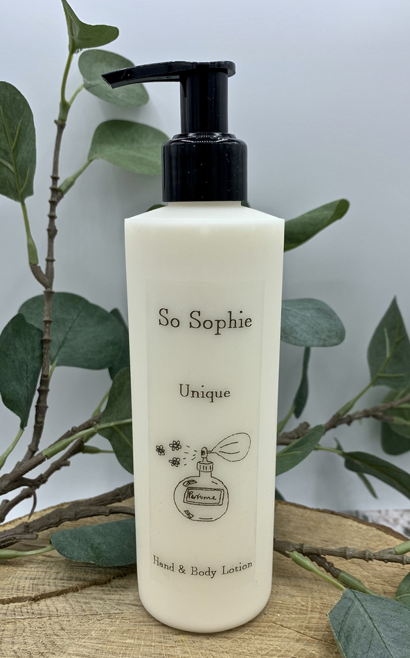 Unique Hand + Body Lotion | Shop | So Sophie